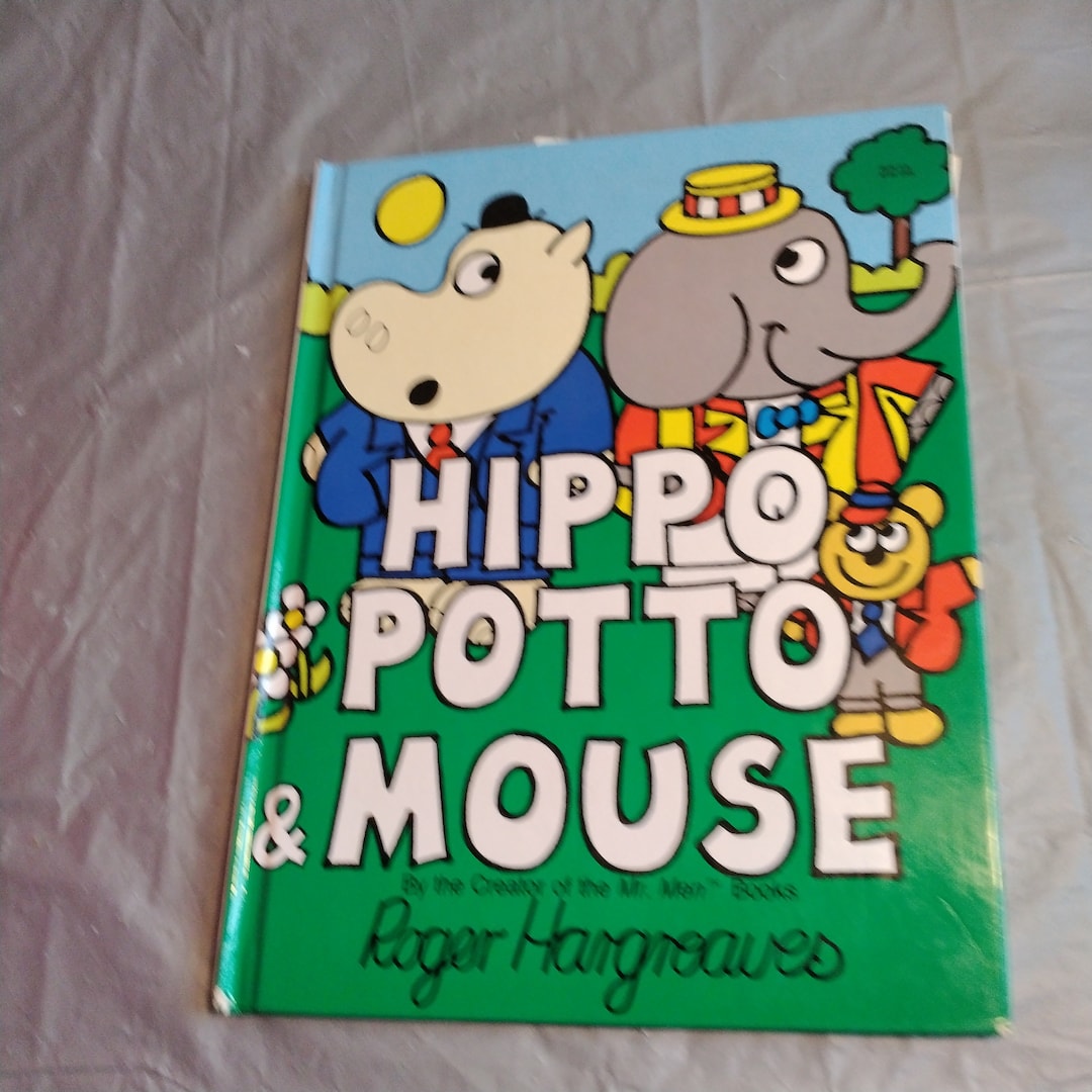 1982 Hippo Potto Mouse Children's Book by Roger Hargreaves - Etsy