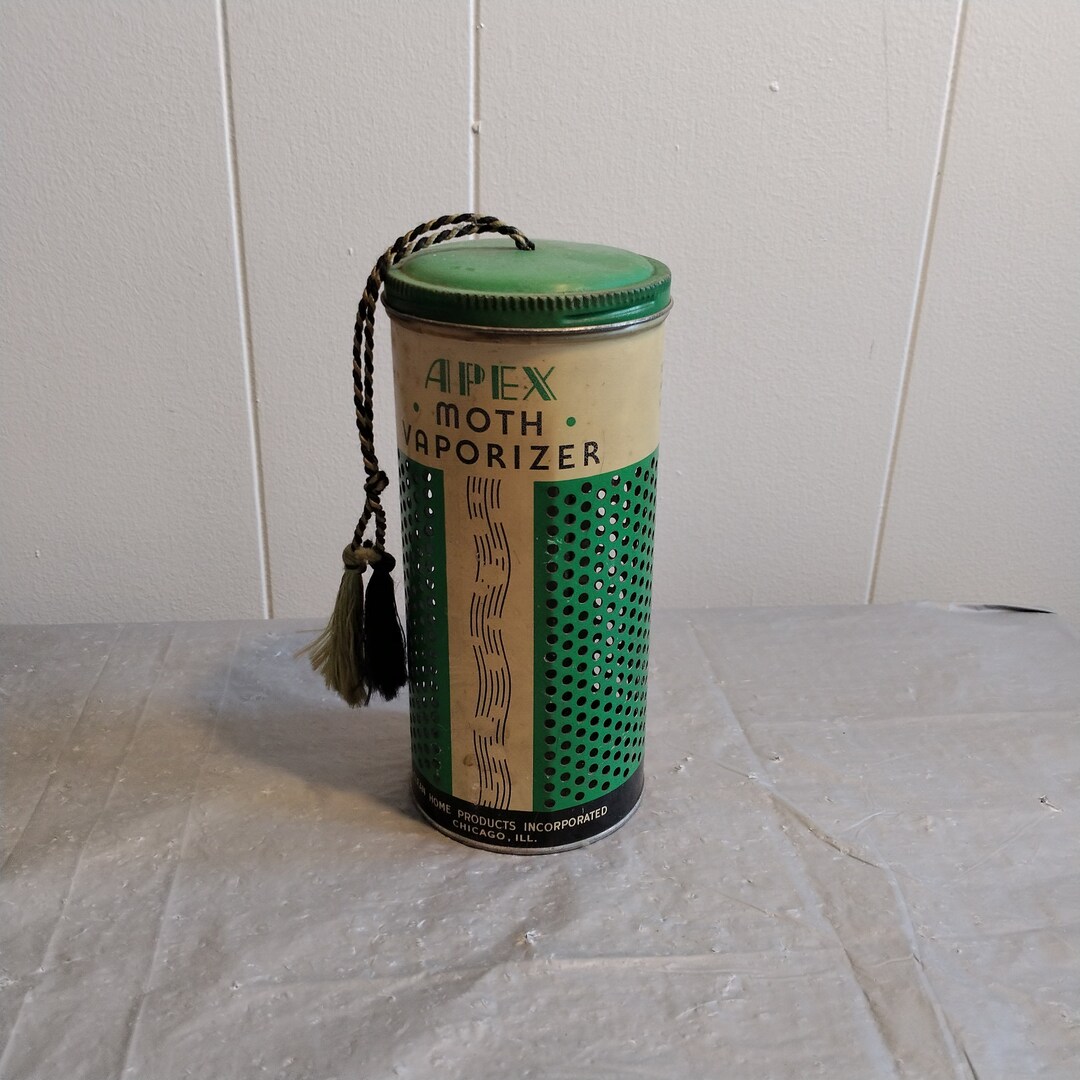 Vintage Apex Moth Vaporizer Tin, Bug Advertising Tin - Etsy