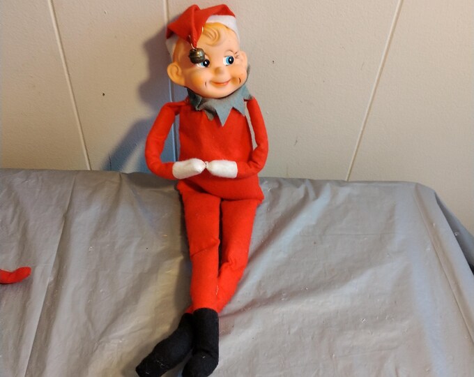Vintage Knee Hugger Elf / Made in Japan / Kitschy Christmas Collection ...