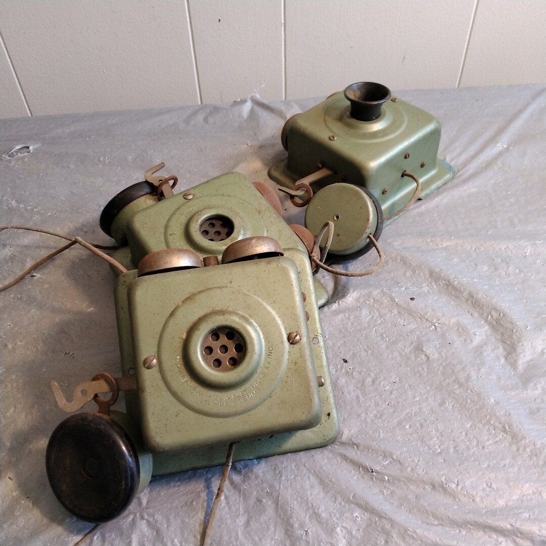 3 Vintage Connecticut Telephone and Electric Co. Meridian Wall Box ...