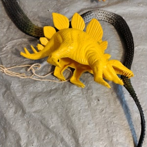 1980s 90s Lot Vintage Toys Dinosaur Bat Rubber Snake Spider Alligator ...