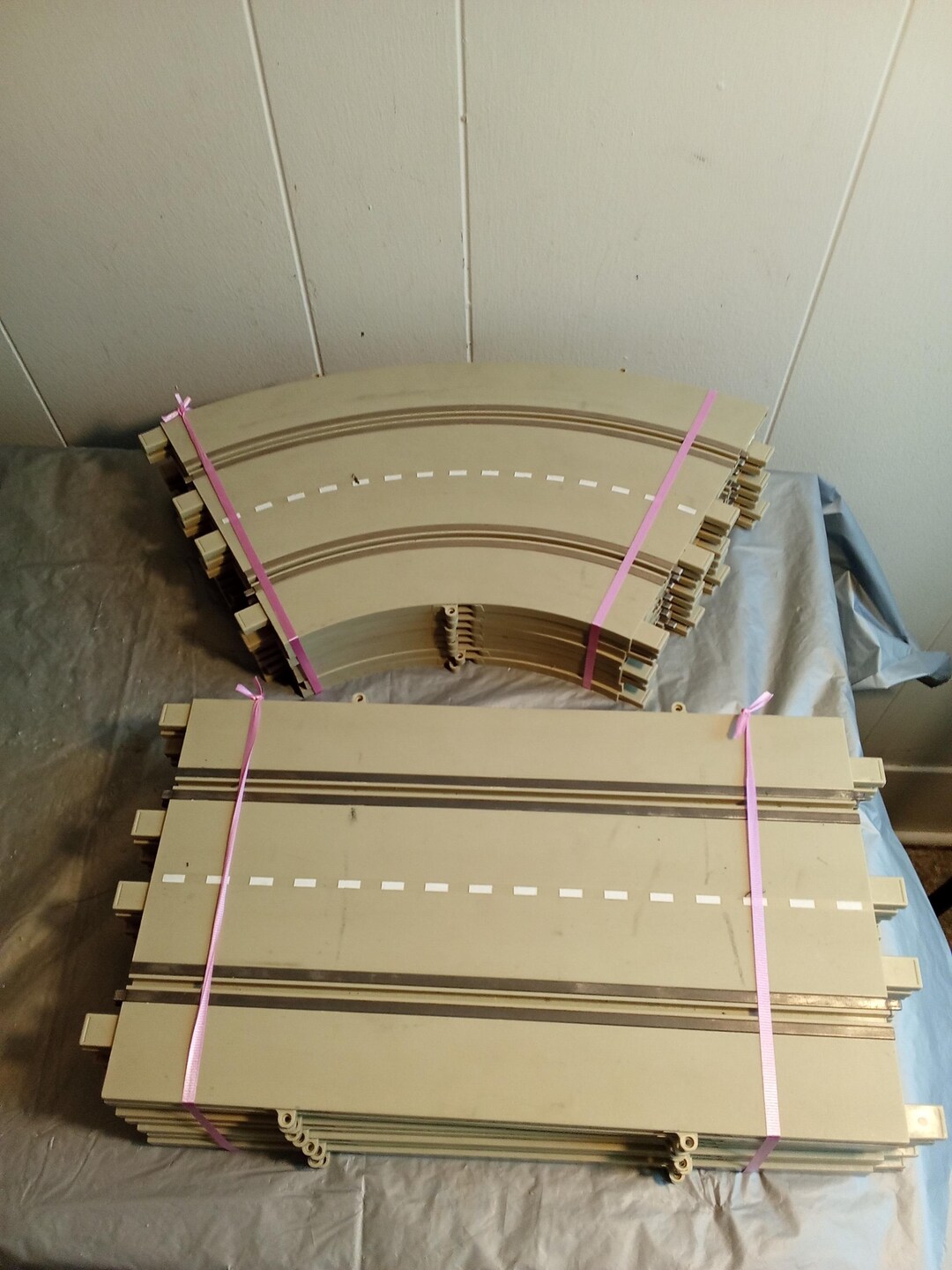 Lot Vintage Monogram Slot Car Racing Track Straight & Inter Curved ...