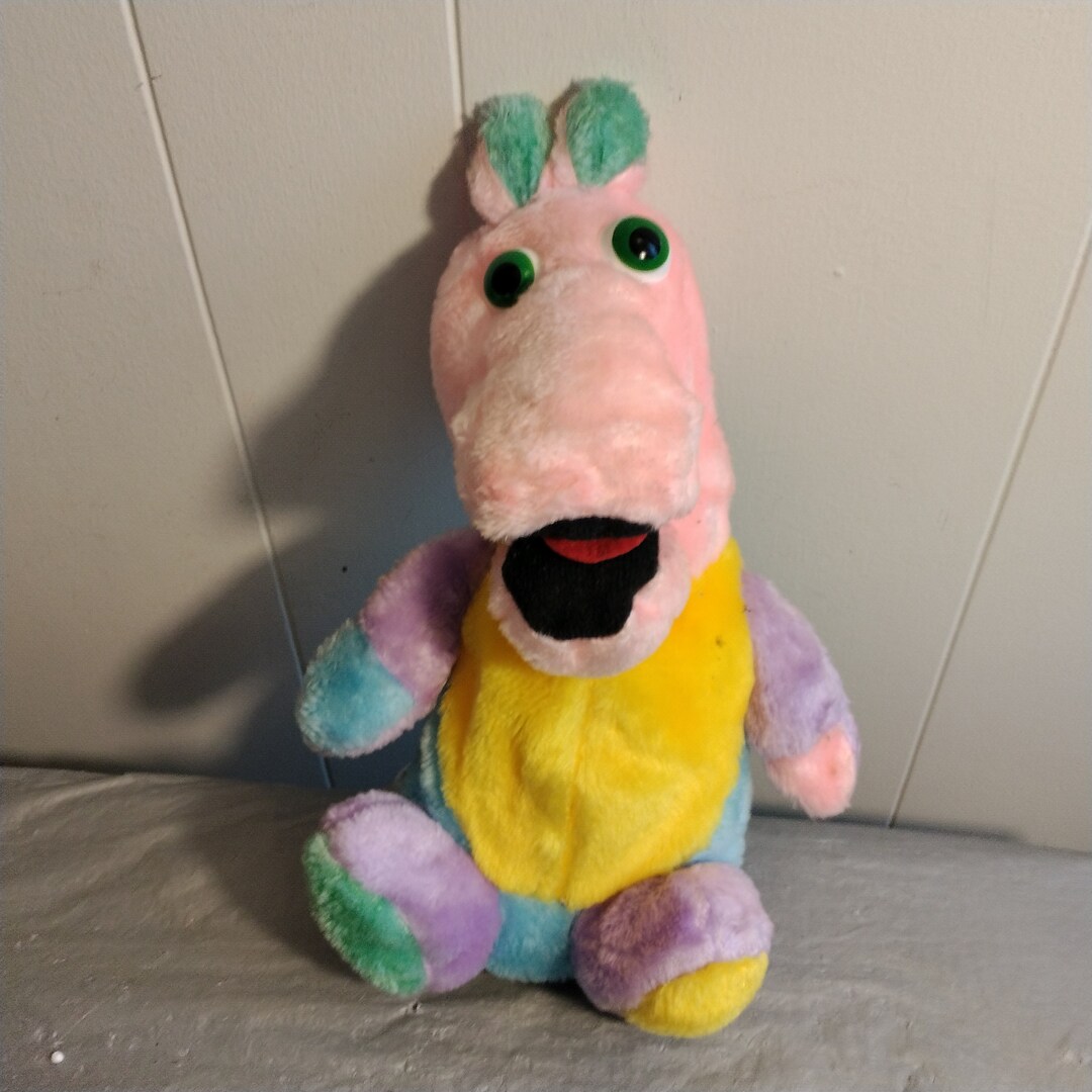 Vintage Colorful Scottie Toys Plush Hippo, Hippopotamus - Etsy