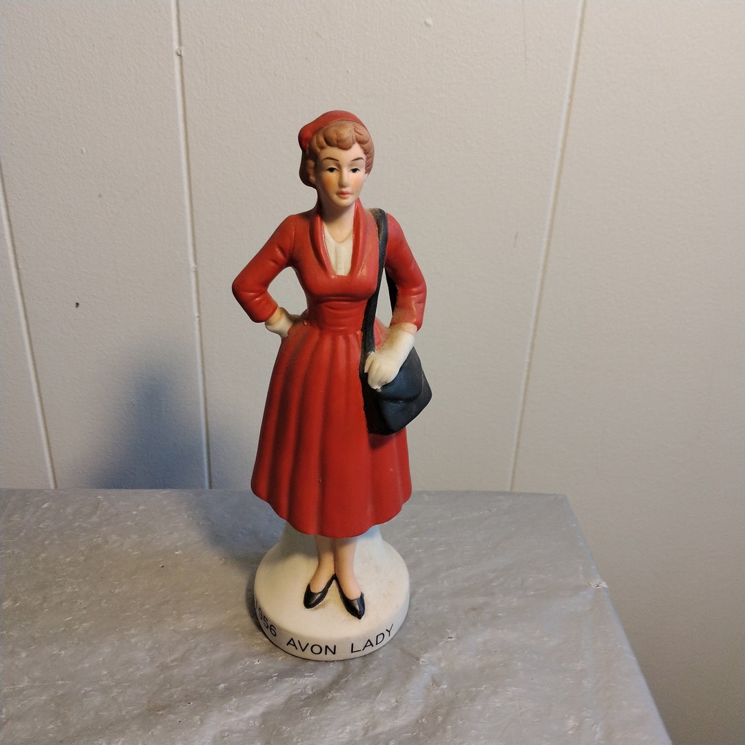 Vintage 1956 Avon Lady Bottle, Figural 1980s Avon Bottle, Avon Club - Etsy