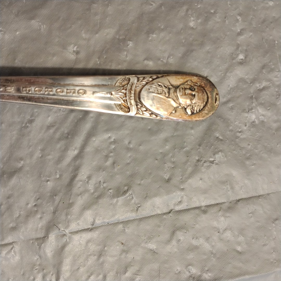 Vintage Wm Rogers George Washington Souvenir Spoon, Collectible Spoon ...