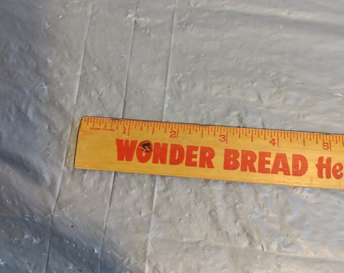 12 Vintage Wonder Bread Ruler, Advertising Ruler - Etsy