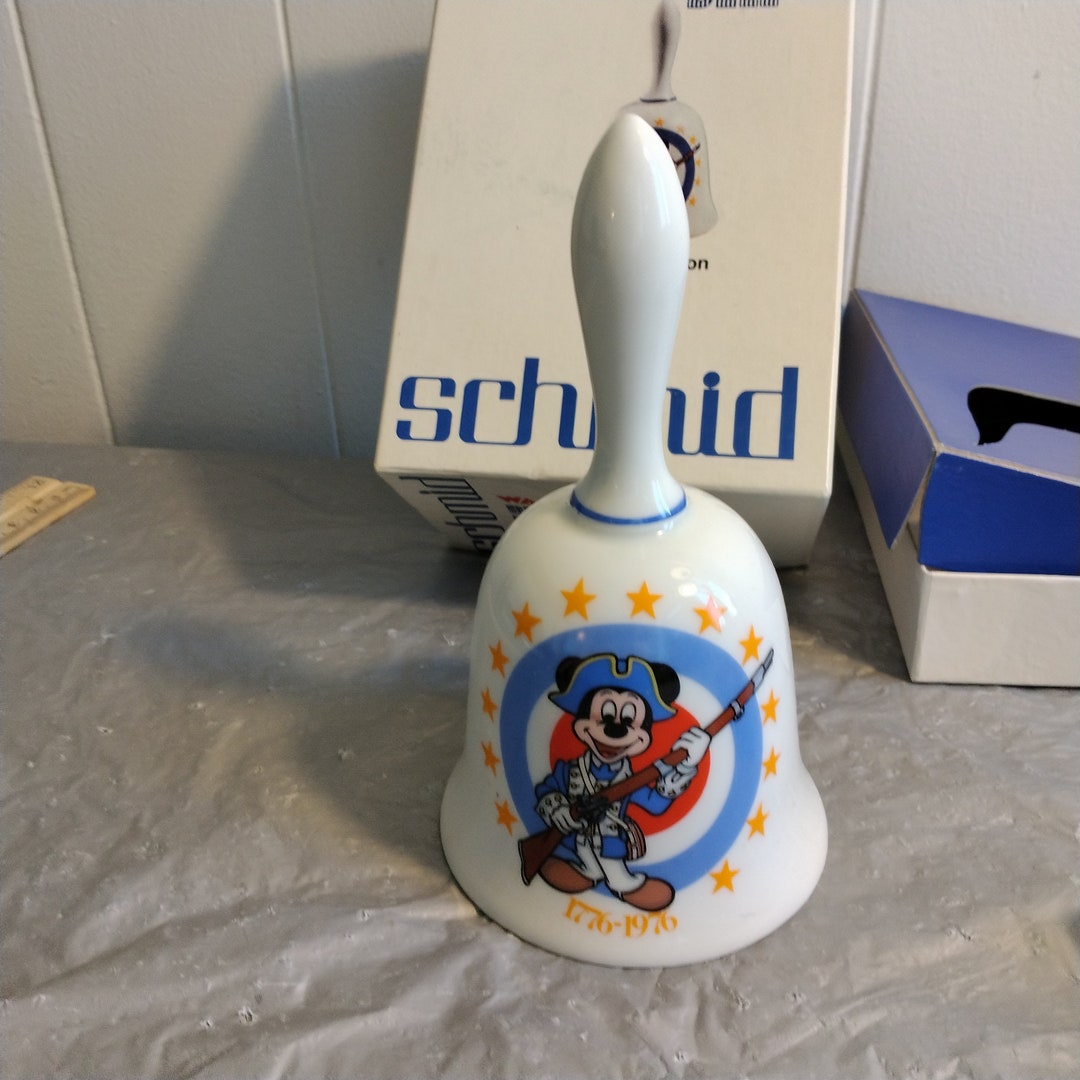 1976 Schmid Disney Mickey Mouse Bicentennial Bell, Collectible Bell - Etsy