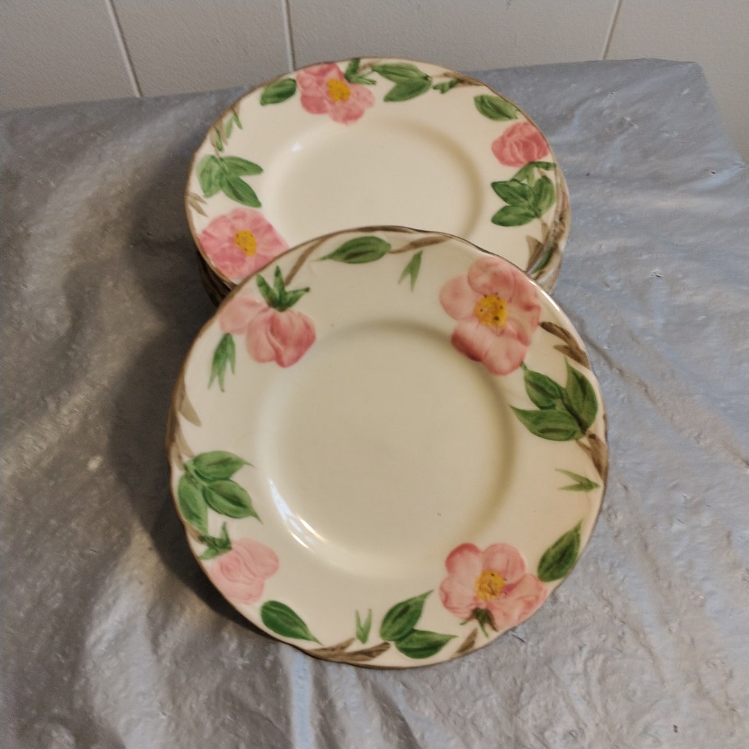 8 Desert Rose 6 1/8" Plates Franciscan England Side Bread Plates - Etsy