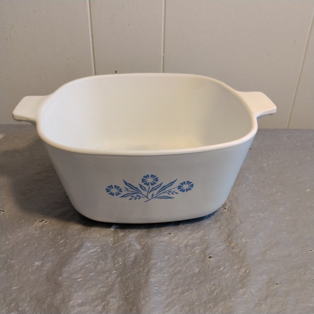 Vintage Corning Blue Cornflower Casserole Dishes P-1 3/4-B - Etsy