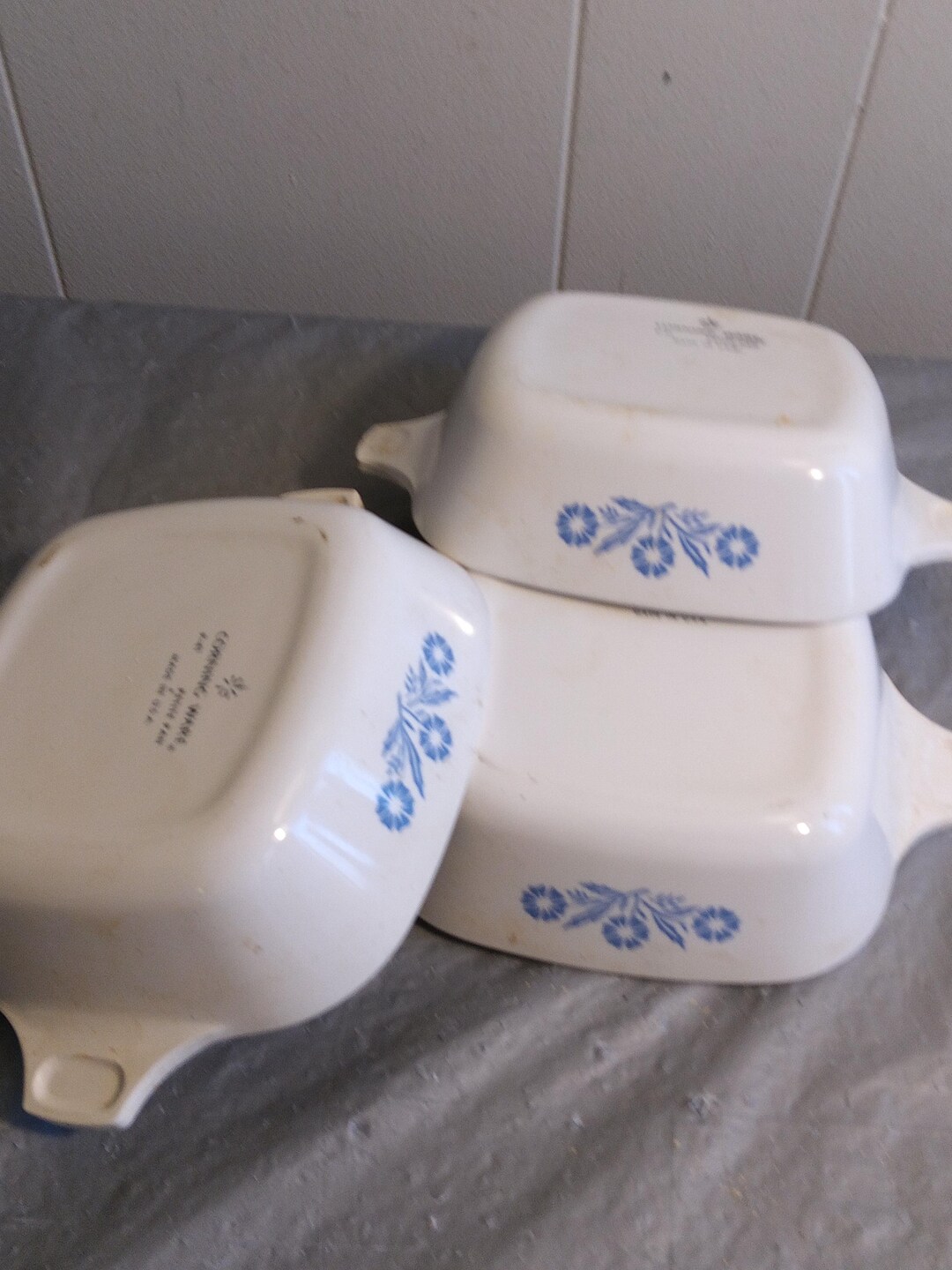 3 Vintage Corning Blue Cornflower Petite Pan P-41 - Etsy