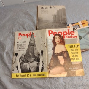 3 1950s Quick People Today Magazines, Risque - Etsy