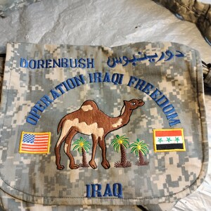 Vintage Military Operation Iraq Freedom Camo Shoulder Bag - Etsy