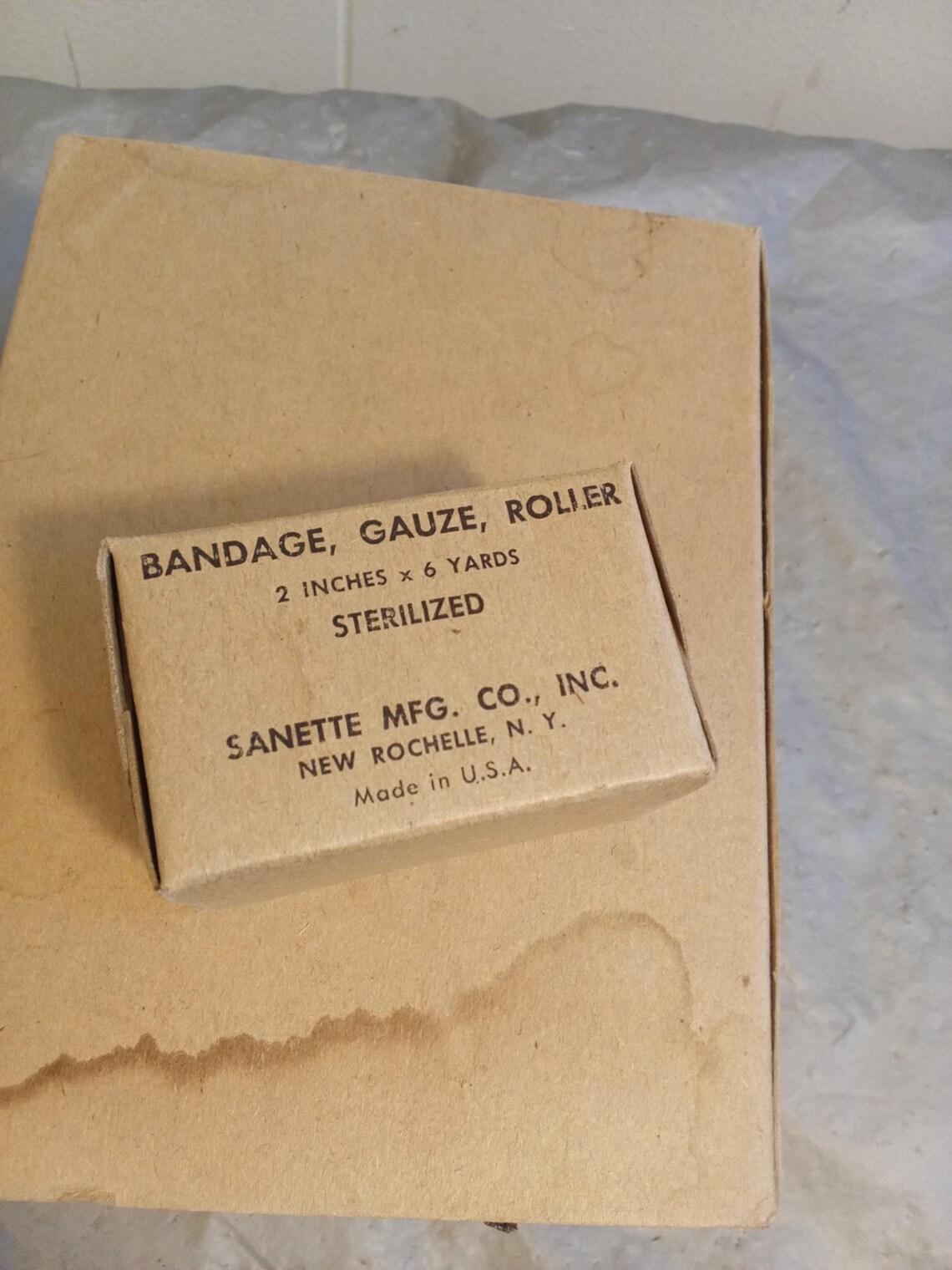 NOS 7 Boxes Vintage Bandage, Gauze 2x6y Packages Sanette Mfg Co - Etsy
