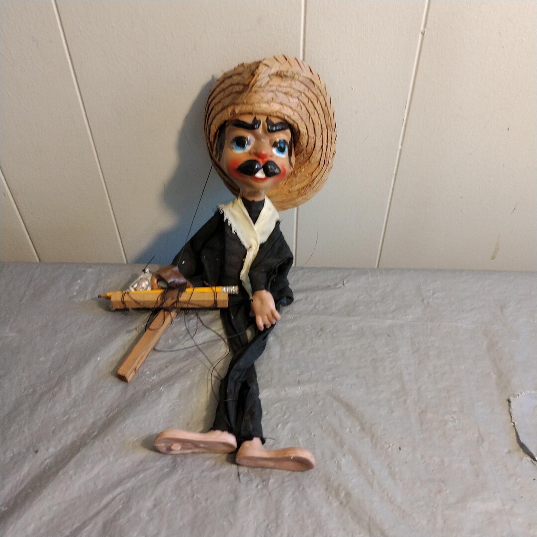 Mariachi Mexican Marionette Puppet, Read Description - Etsy