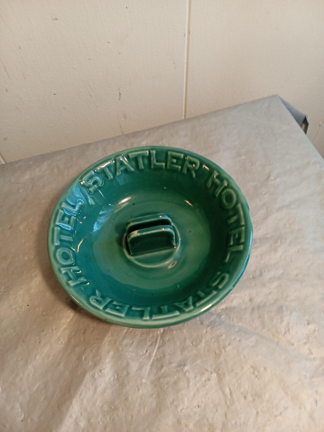 Vintage Art Pottery Statler Hotel Ashtray & Matchbook Holder - Etsy