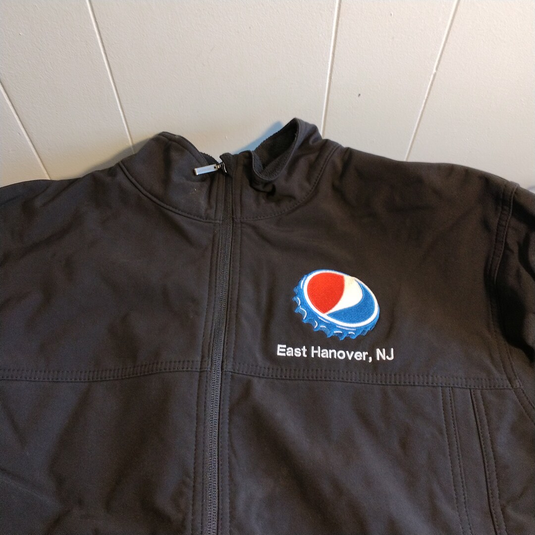 North End Pepsi Jacket Large, Black Jacket, Pepsi Bottle Cap Logo East ...