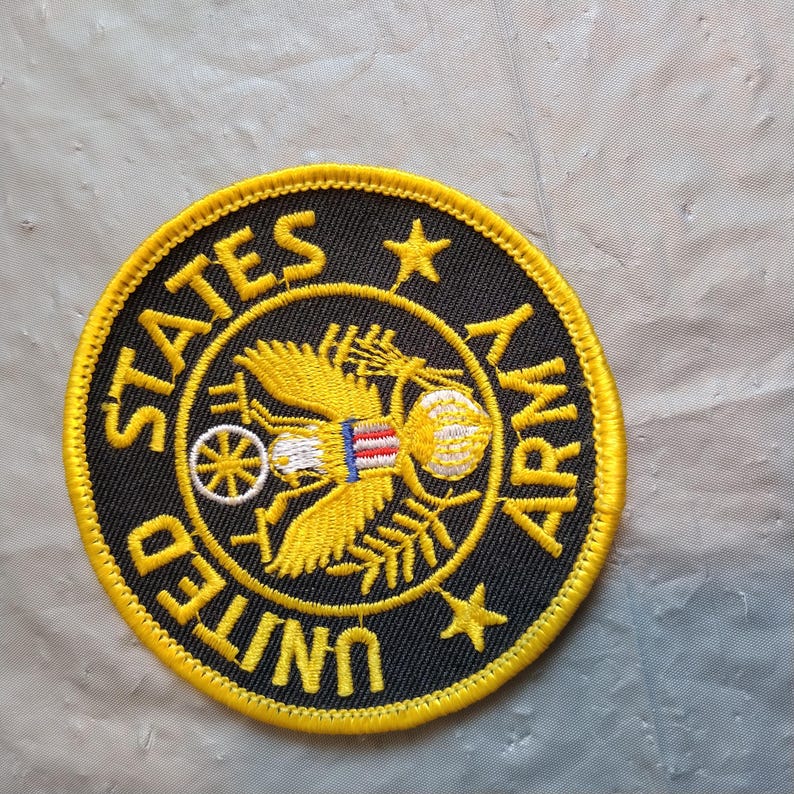 Vintage US Army Military Sew on Patch - Etsy