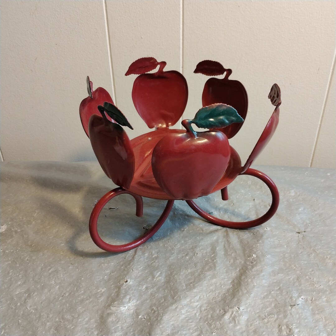 Metal Apple Candle Holder, Planter Holder - Etsy