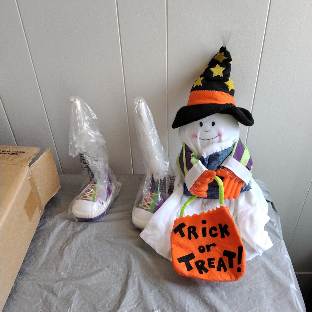Halloween Decor, Avon Georgie the Fiber Optic Greeter, Avon Ghost - Etsy