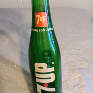 Vintage 7 Oz 7 up Soda Bottle - Etsy