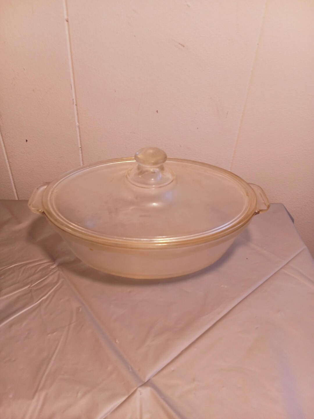 Vintage Clear Glass Pyrex Casserole Dish 032-632-B - Etsy