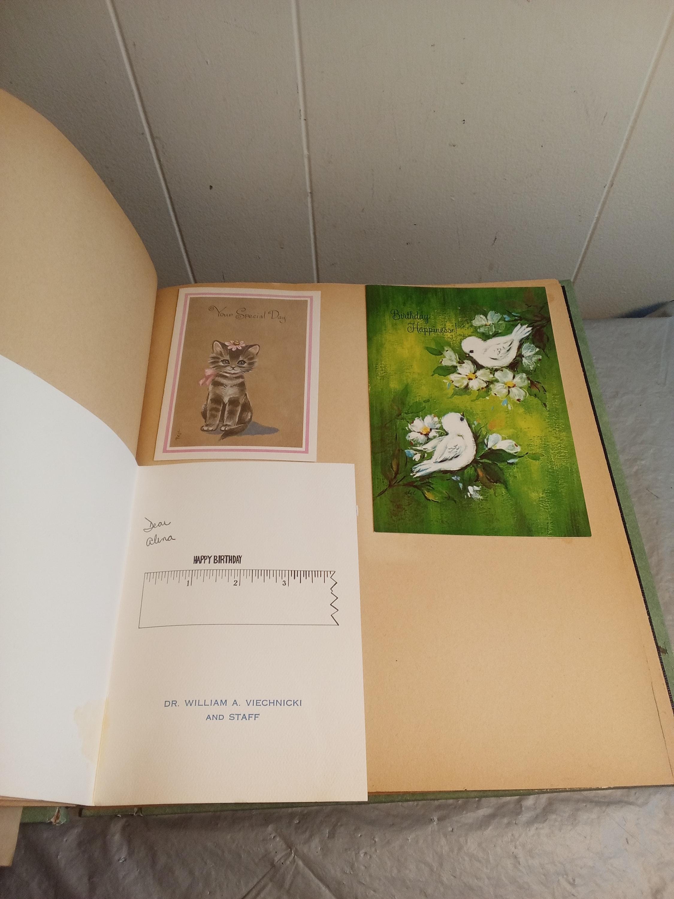 1980s Vintage Scrapbook, Partially Full - Etsy