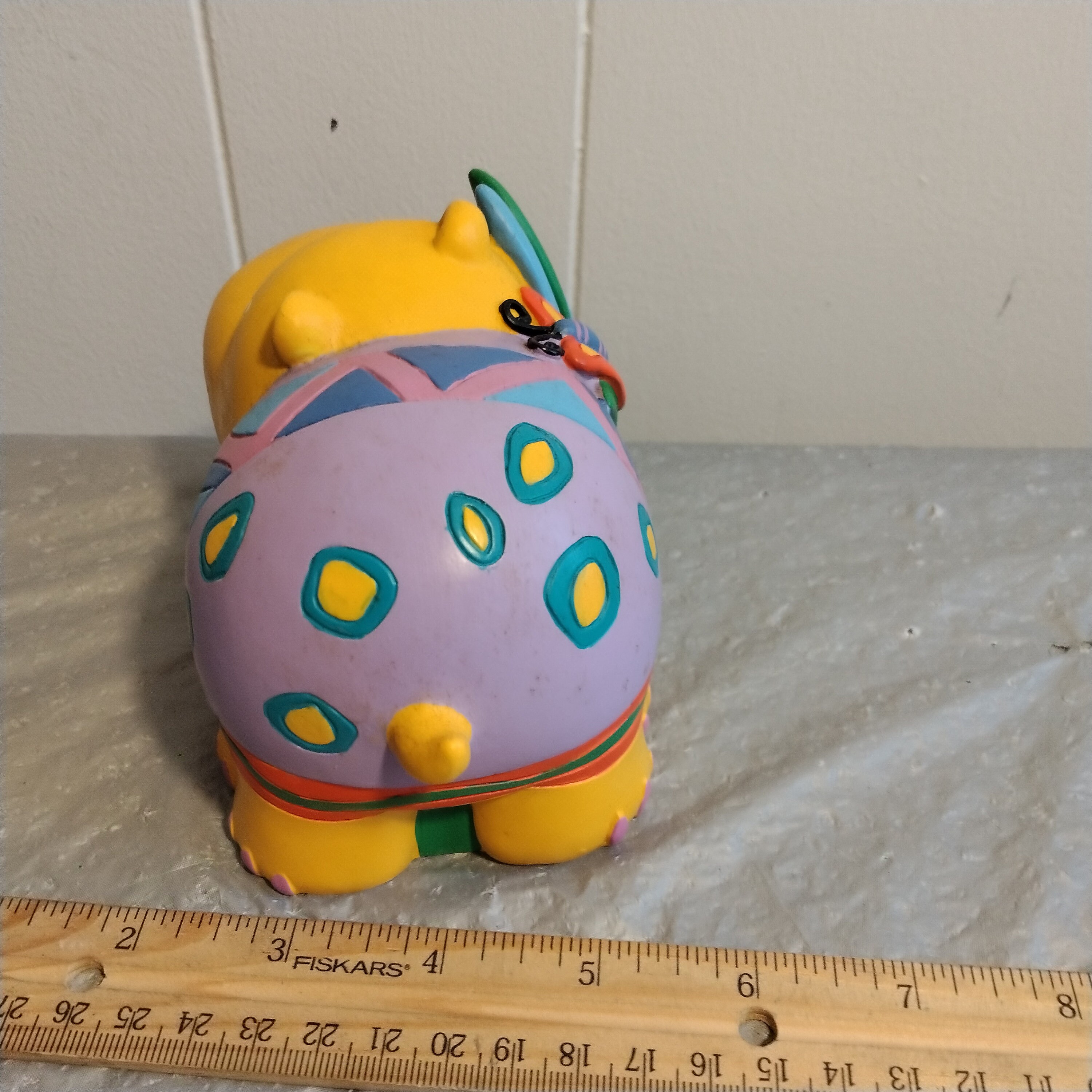 1990s Maddox Hippo Trinket Box Hand Painted Colorful Hippopotamus - Etsy