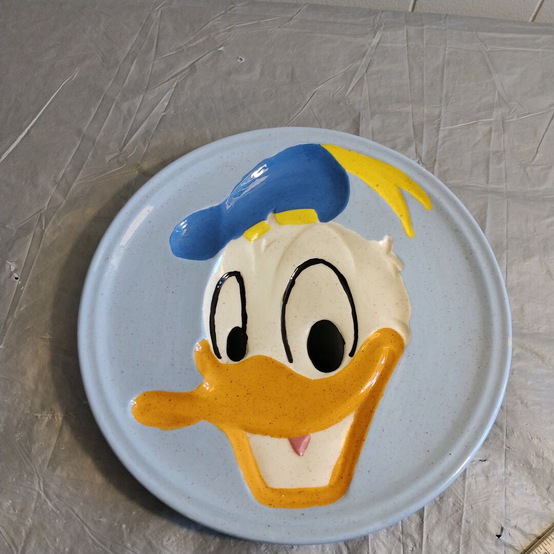 Vintage Donald Duck Plate, Walt Disney Plate - Etsy