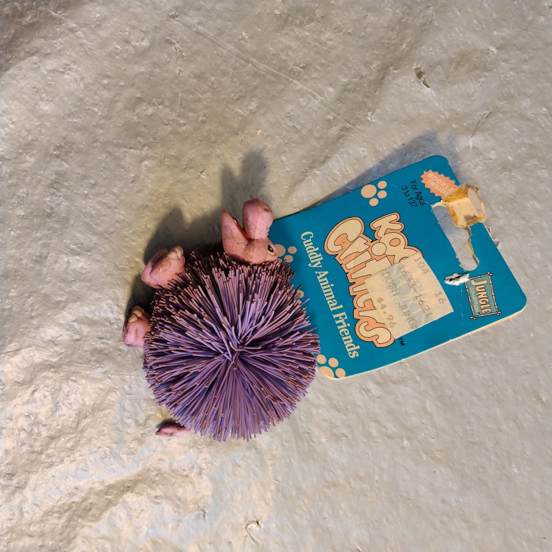 Vintage Purple Hippo Koosh Critter, Hippopotamus - Etsy