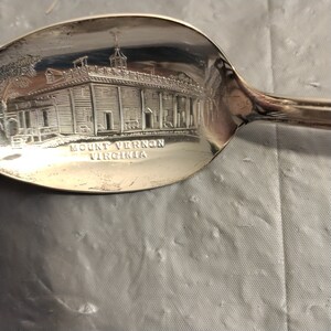 Vintage Wm Rogers George Washington Souvenir Spoon, Collectible Spoon ...