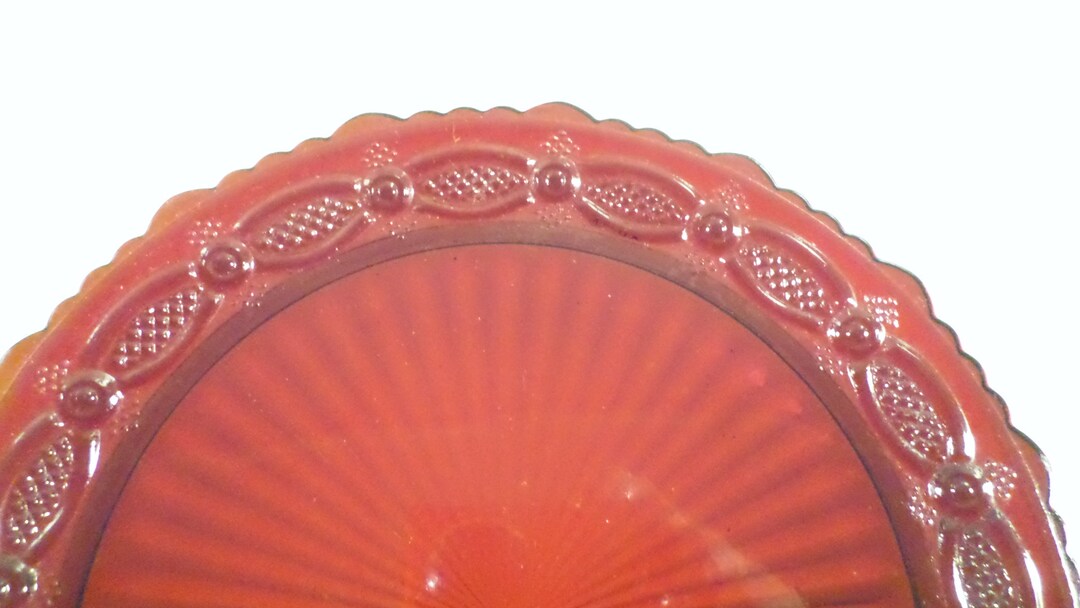 Avon Ruby Red Platter Plate, 10 3/4" - Etsy