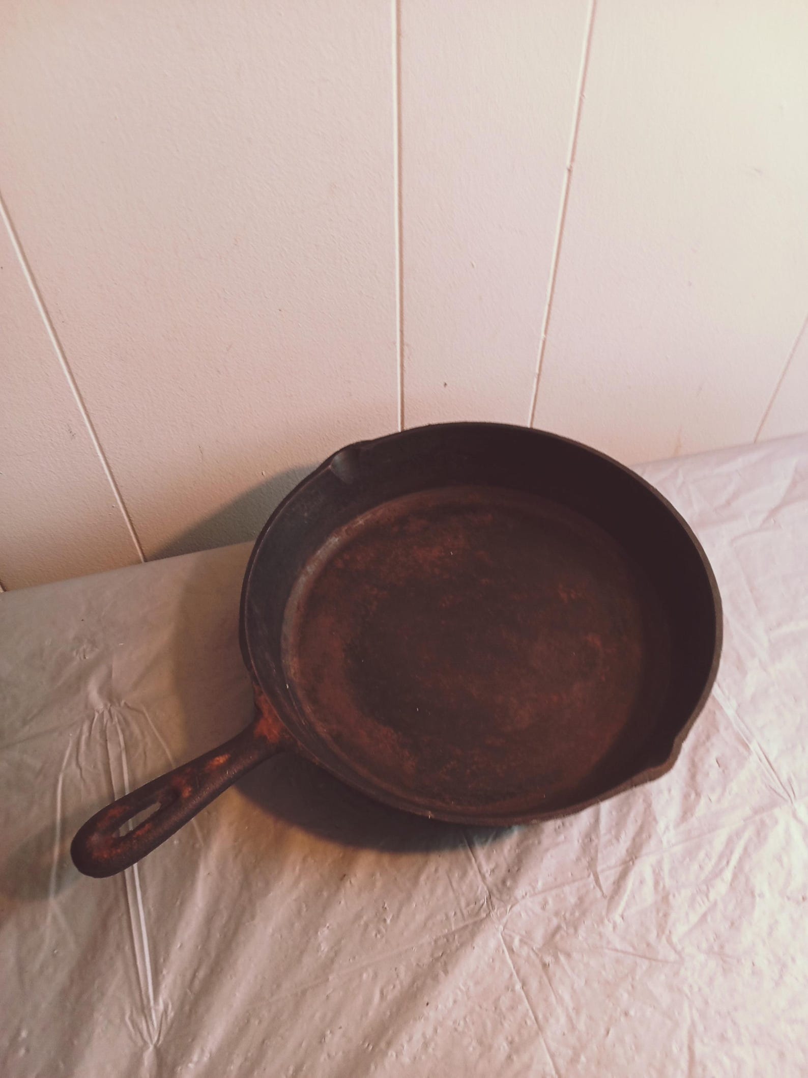 Vintage Taiwan Cast Iron Skillet, Frying Pan, Read Description - Etsy