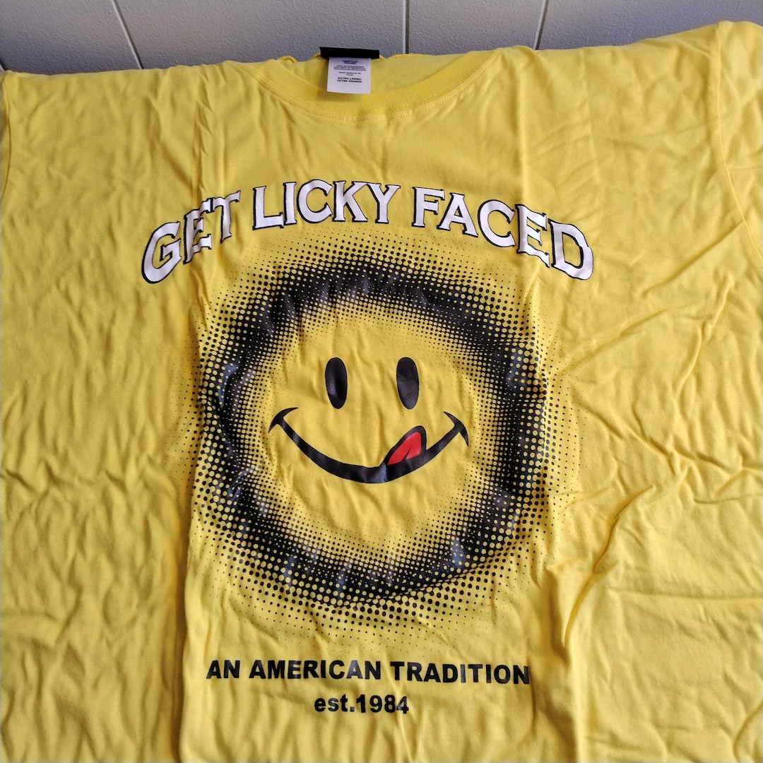 Get Licky Faced Emoji T Shirt XL - Etsy