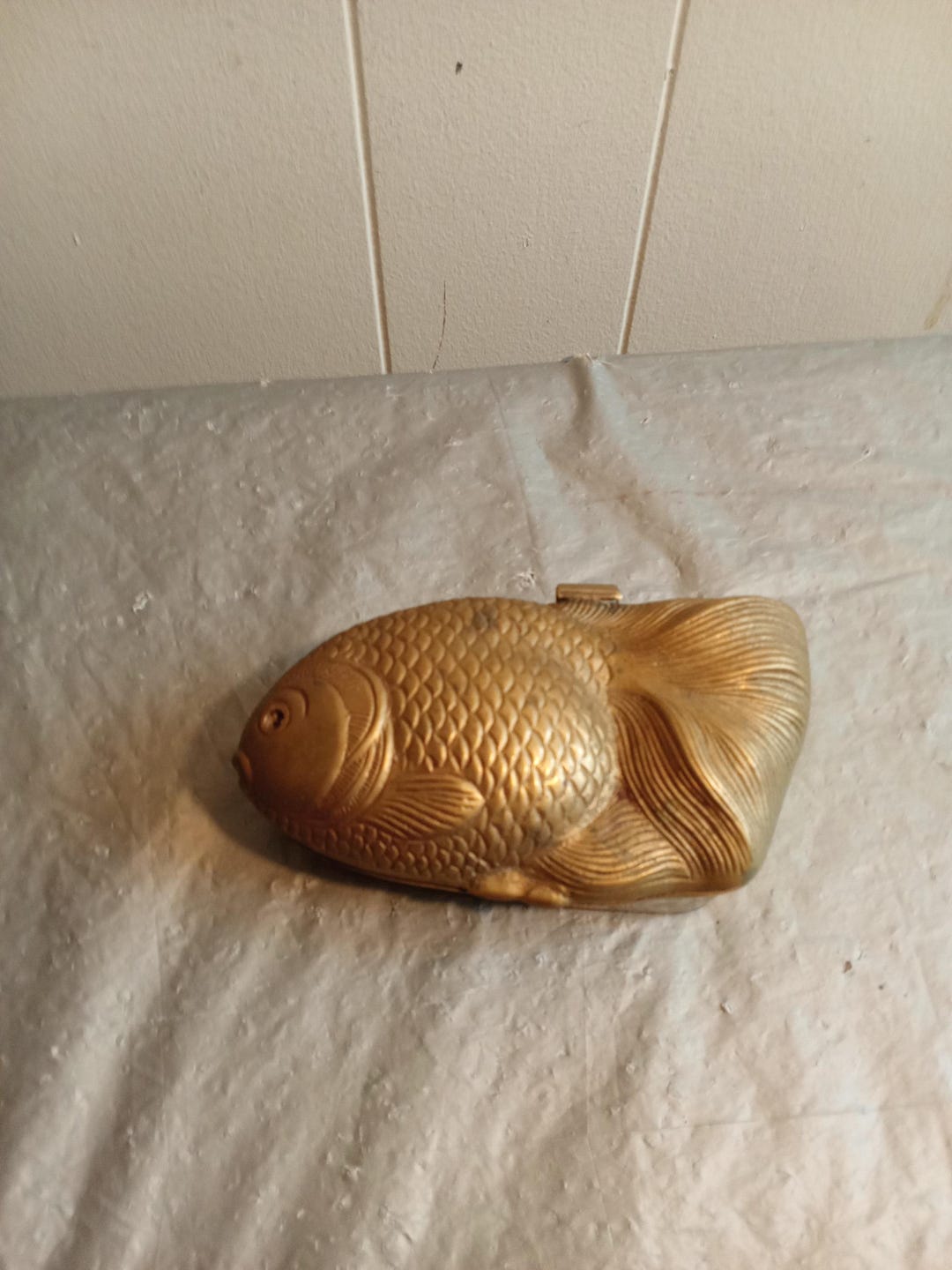 Vintage Hinged Koi Fish Trinket Box, Read Description - Etsy