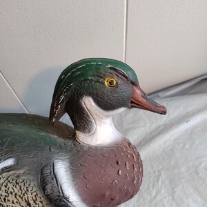 2 Sport Plastic Made Italy Vintage Duck Decoys, Mallard, Hunting Duck ...
