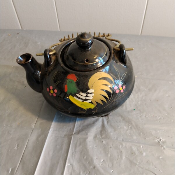 Rooster Teapot - Etsy
