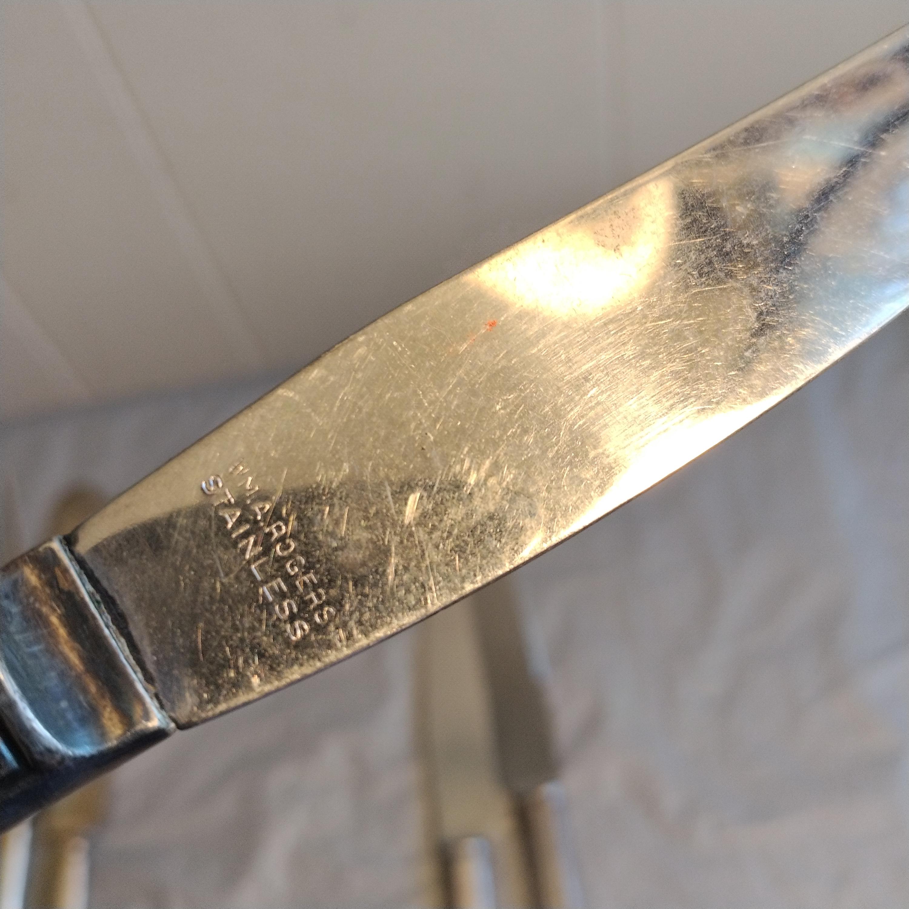 3 Vintage Butter Knives Oneida Community Barbara Glamour Tudor & Wm ...