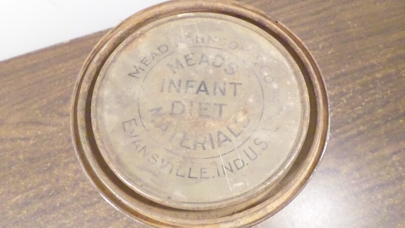Vintage Baby Food Tin Mead's Dextri Maltose Tin Mead - Etsy