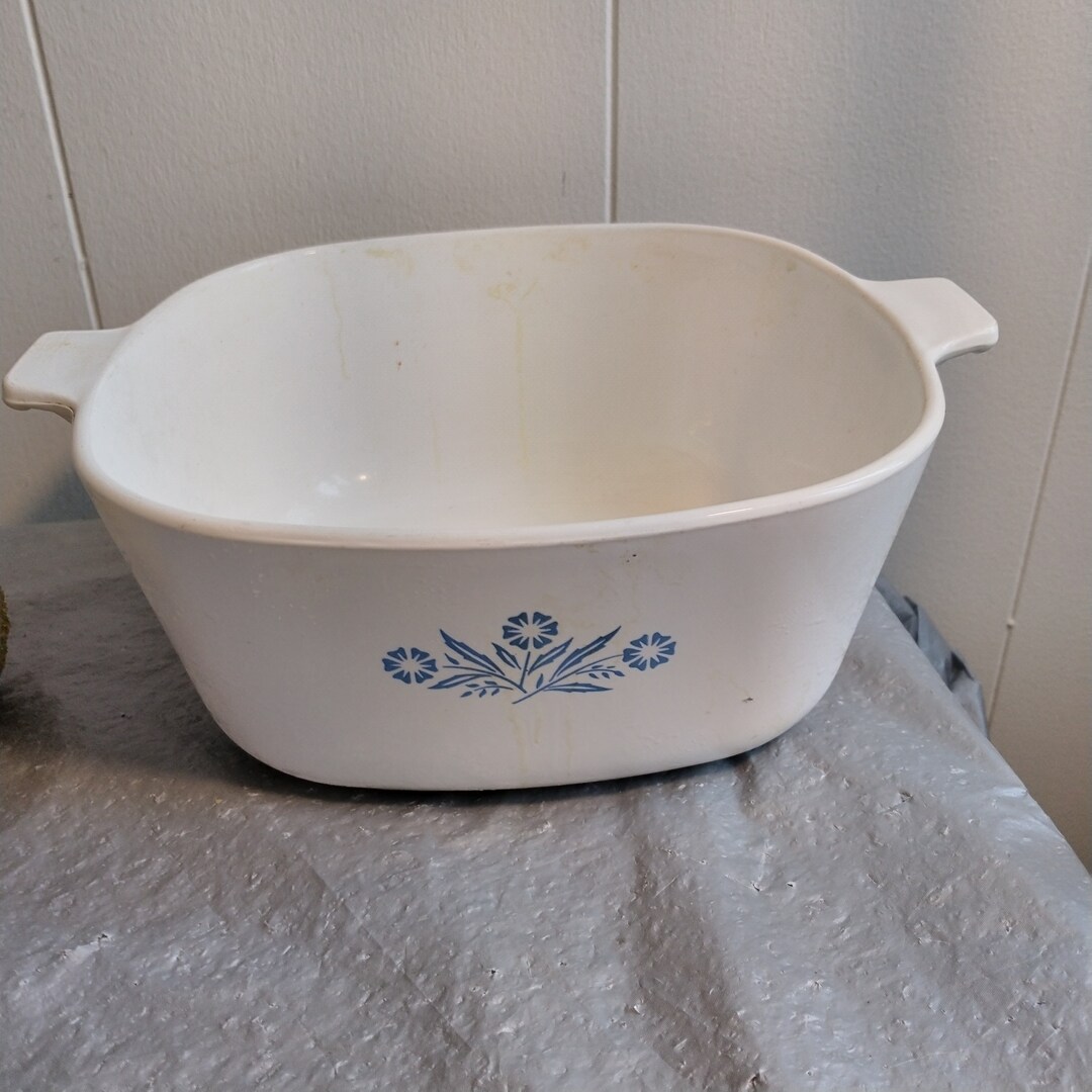 Vintage Corning Blue Cornflower Casserole P-2 1/2 B-B 2 1/2 Qt - Etsy