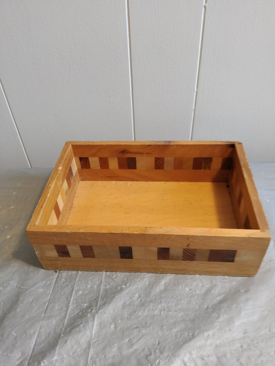 Vintage Wood Box, Wooden Box Drawer, Knick Knack Box, Decorative Box ...