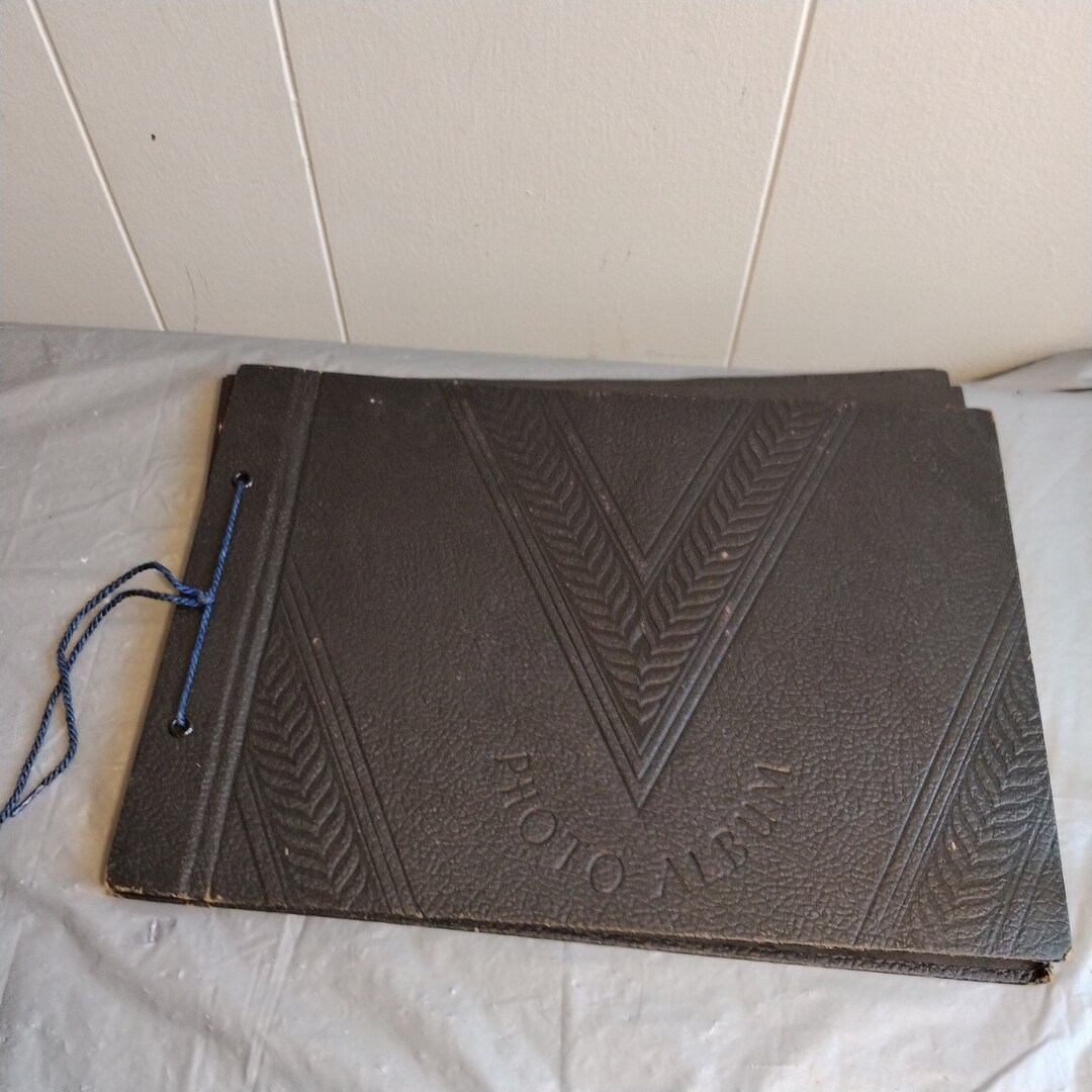 1950's 60s Vintage Scrapbook Family Picture Album, B/W Photos, Look ...