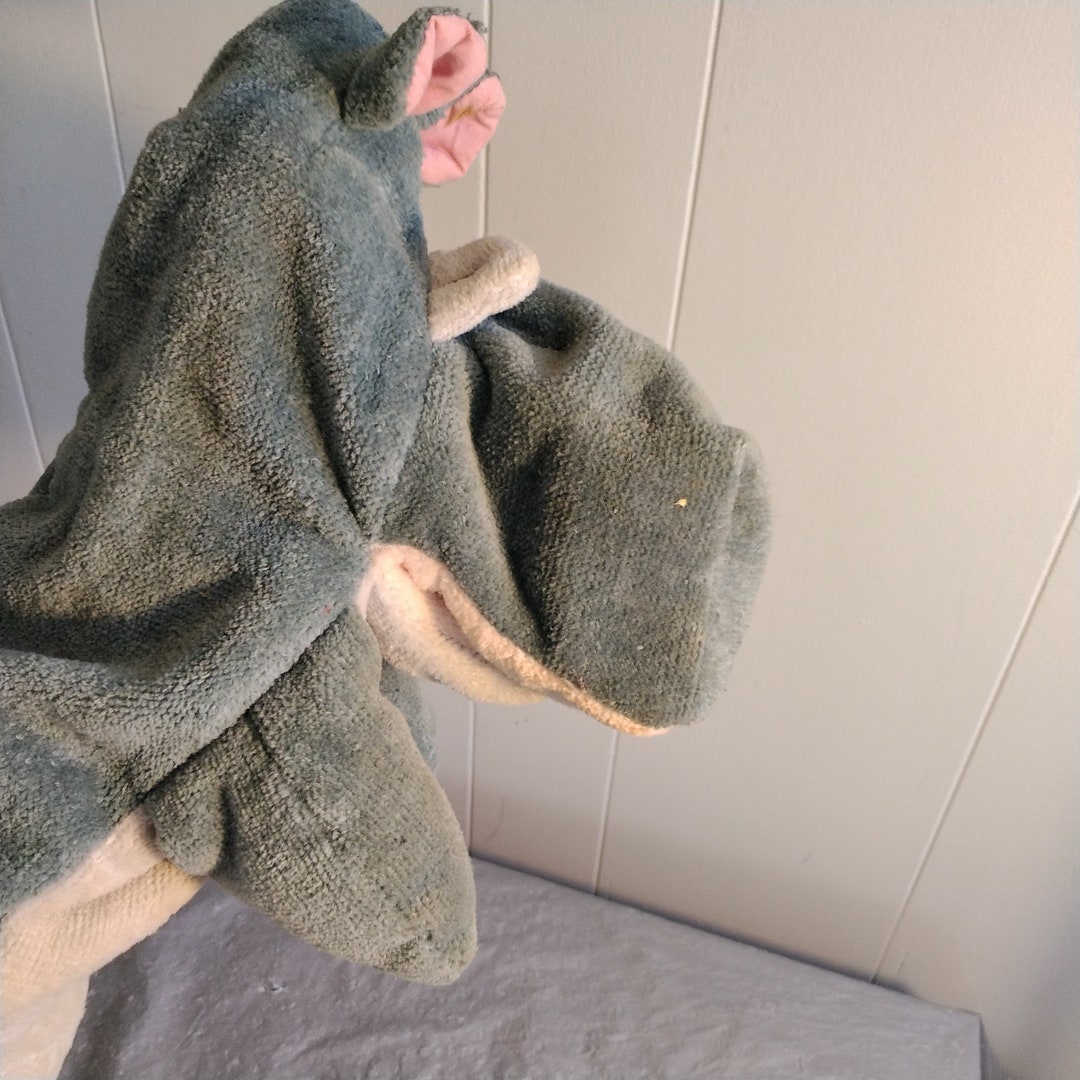 Vintage Hippo Hand Puppet, Hippopotamus - Etsy