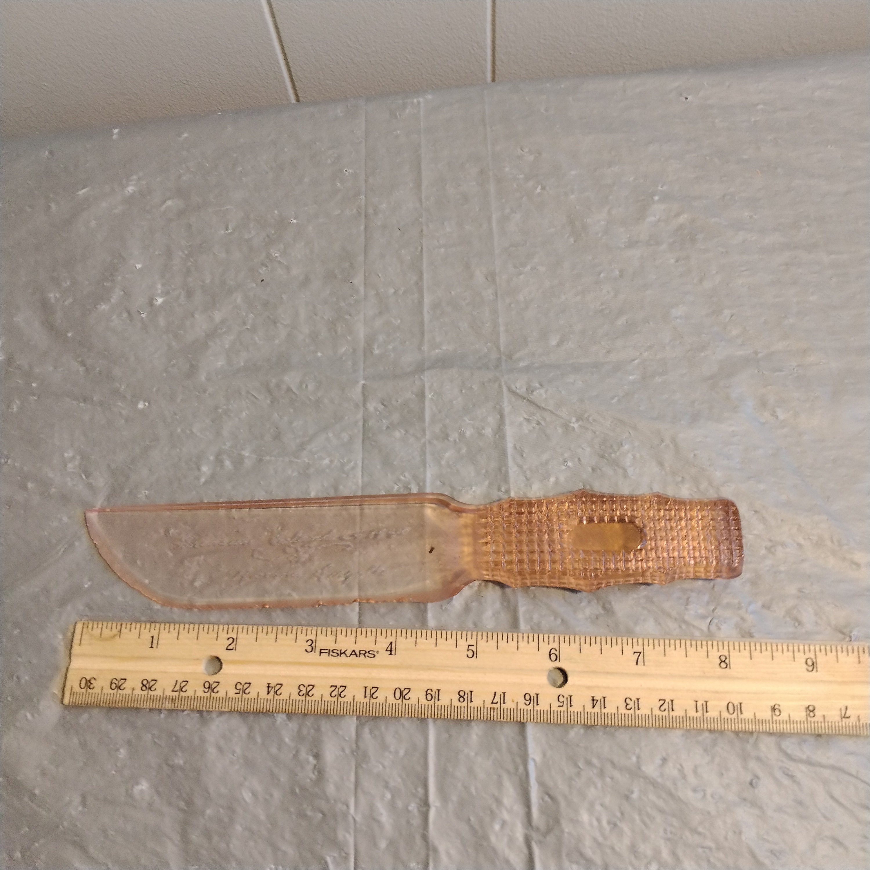 Vintage Glass Knife