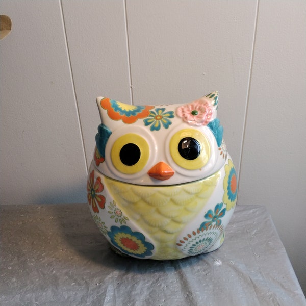 Owl Cookie Jar - Etsy