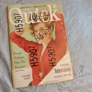 3 1950s Quick People Today Magazines, Risque - Etsy