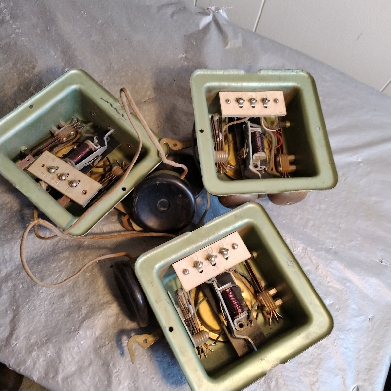 3 Vintage Connecticut Telephone and Electric Co. Meridian Wall Box ...