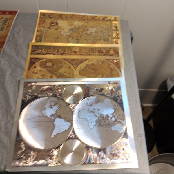 1993 World Map - Etsy