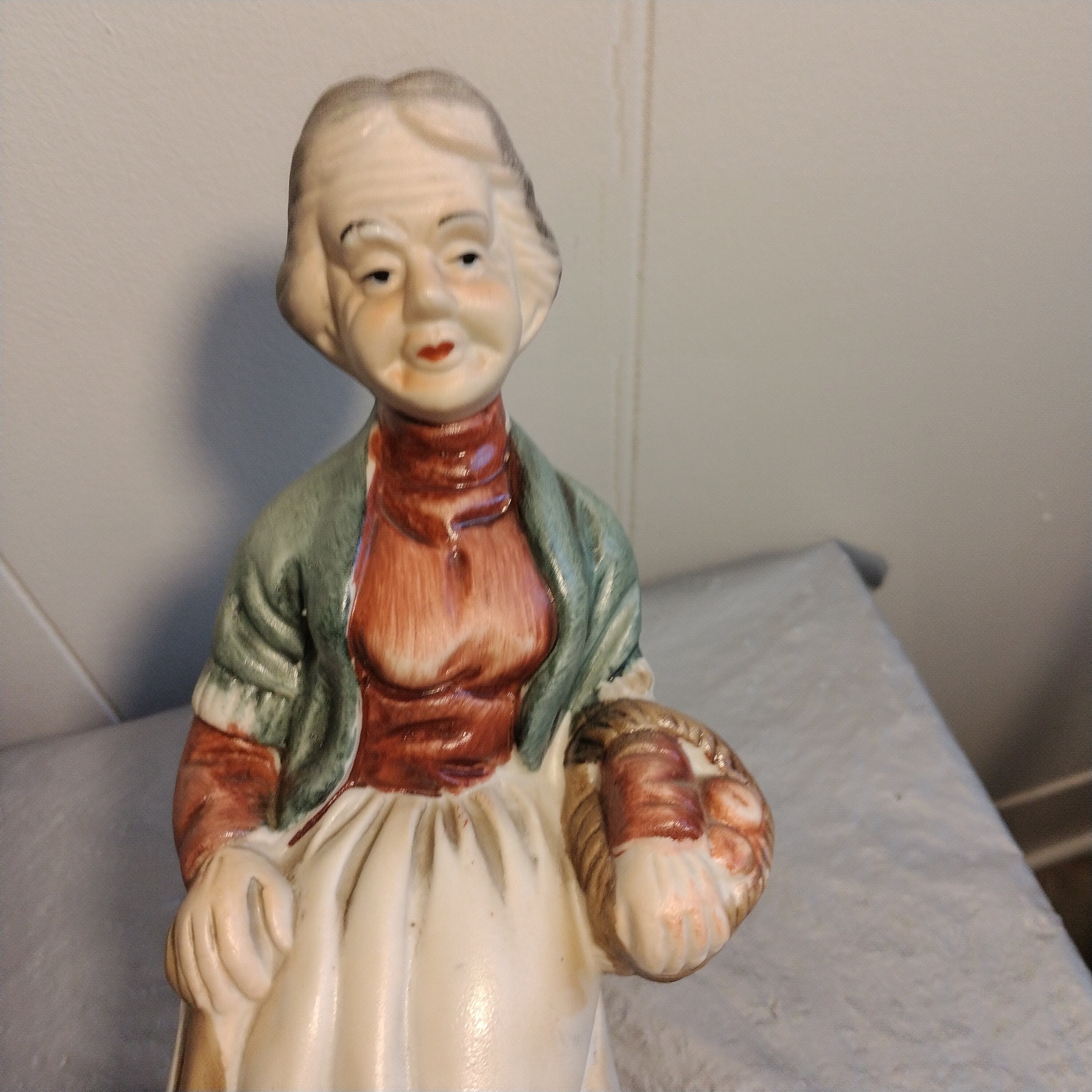 12 1/4" Vintage Old Lady Statue Figurine - Etsy