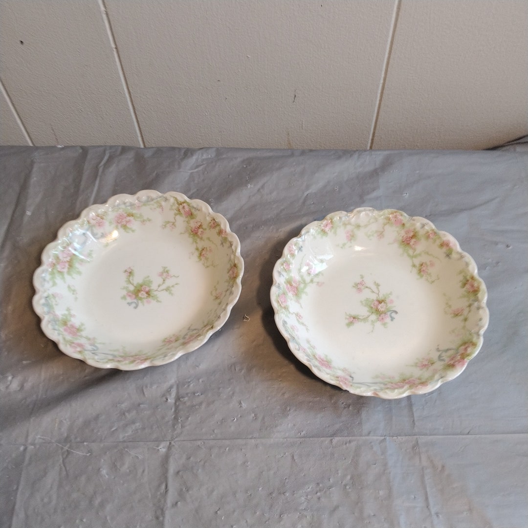 2 Vintage Theodore Haviland Limoges Berry Bowls, Pat Appld For, Limoges ...