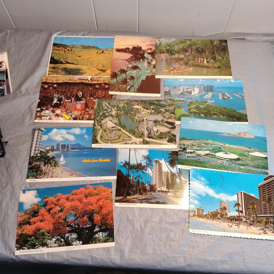 11 Vintage Hawaii Postcards, Don Ho Postcards - Etsy